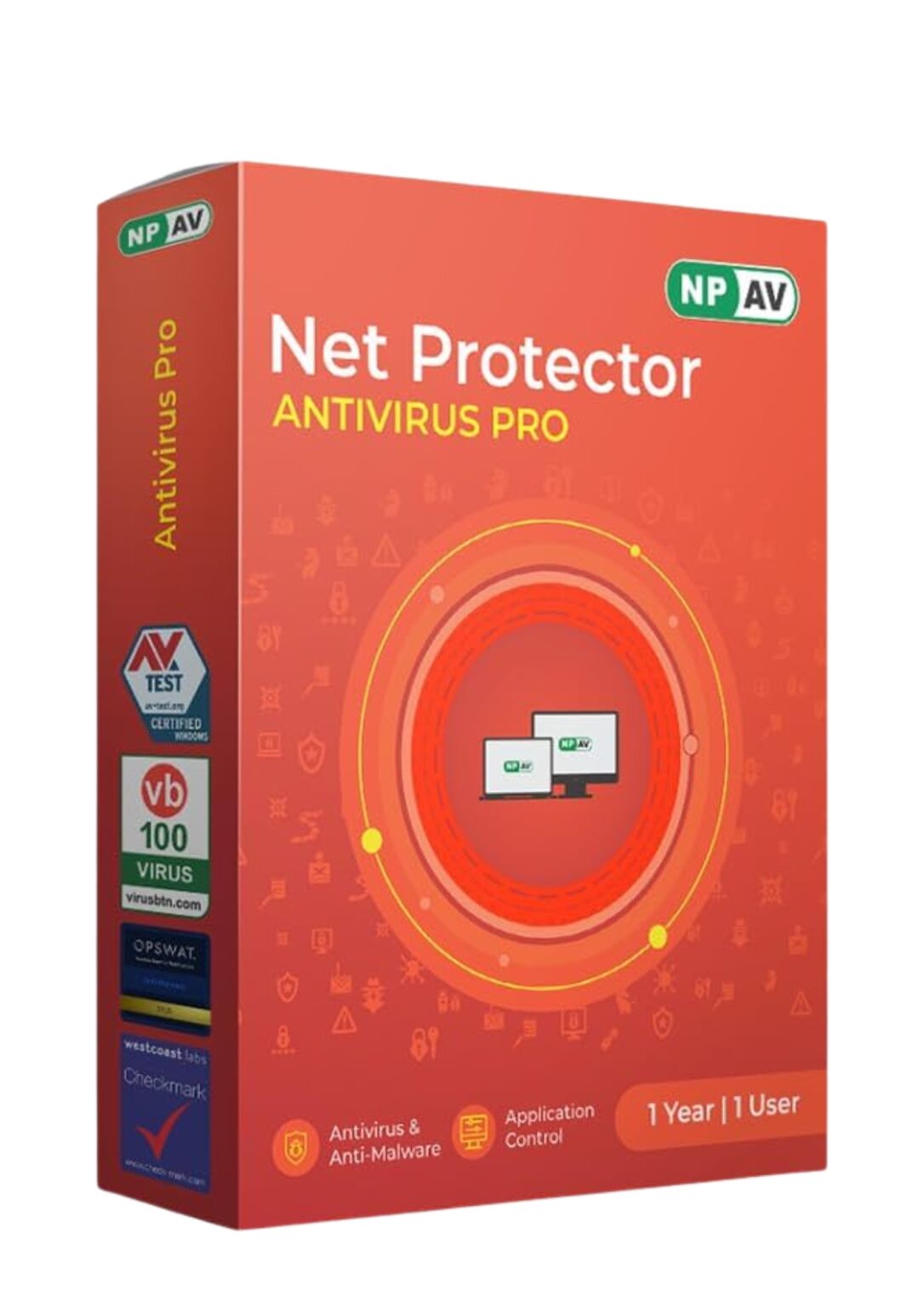 Net Protector Antivirus Pro 2025 | 1 User | 1 Year - vantek India